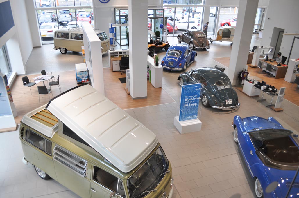 Lancaster Volkswagen Showroom Displays