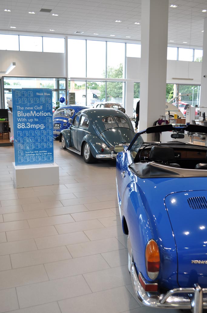 Lancaster Volkswagen Showroom Displays