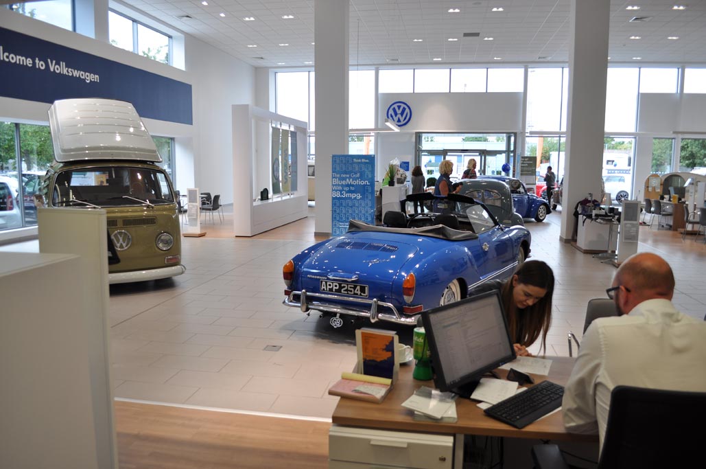 Lancaster Volkswagen Showroom Displays