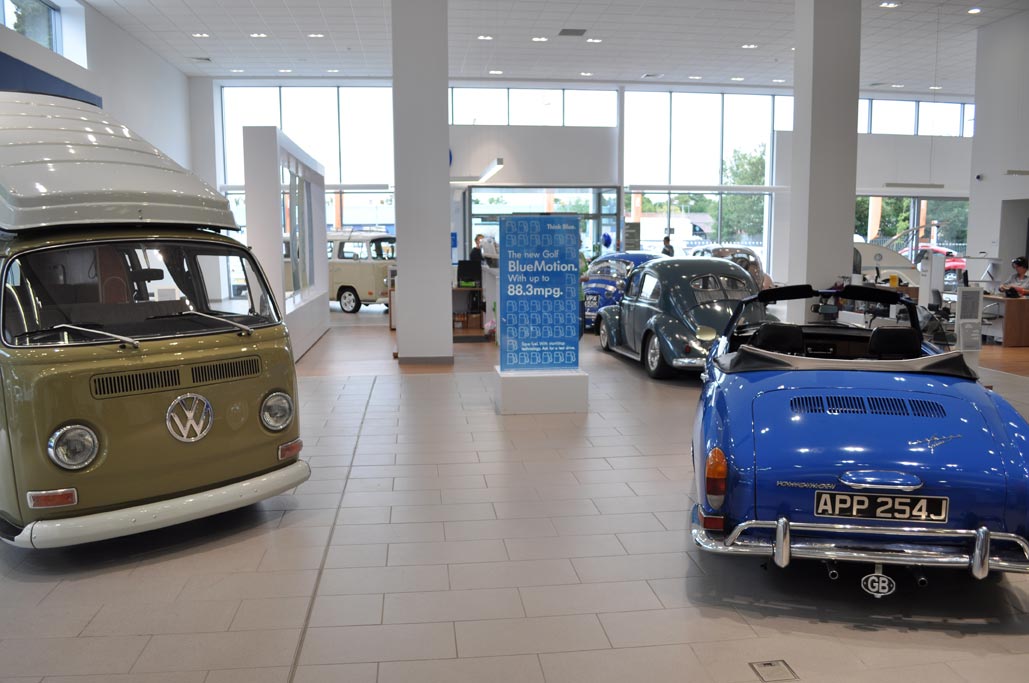 Lancaster Volkswagen Showroom Displays