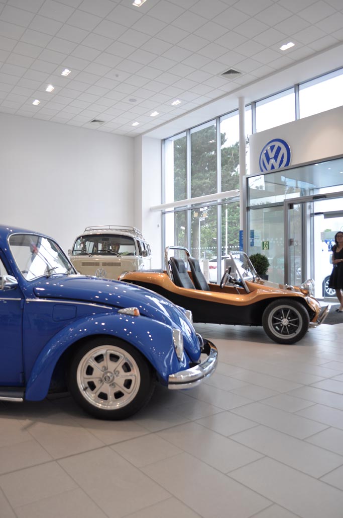 Lancaster Volkswagen Showroom Displays