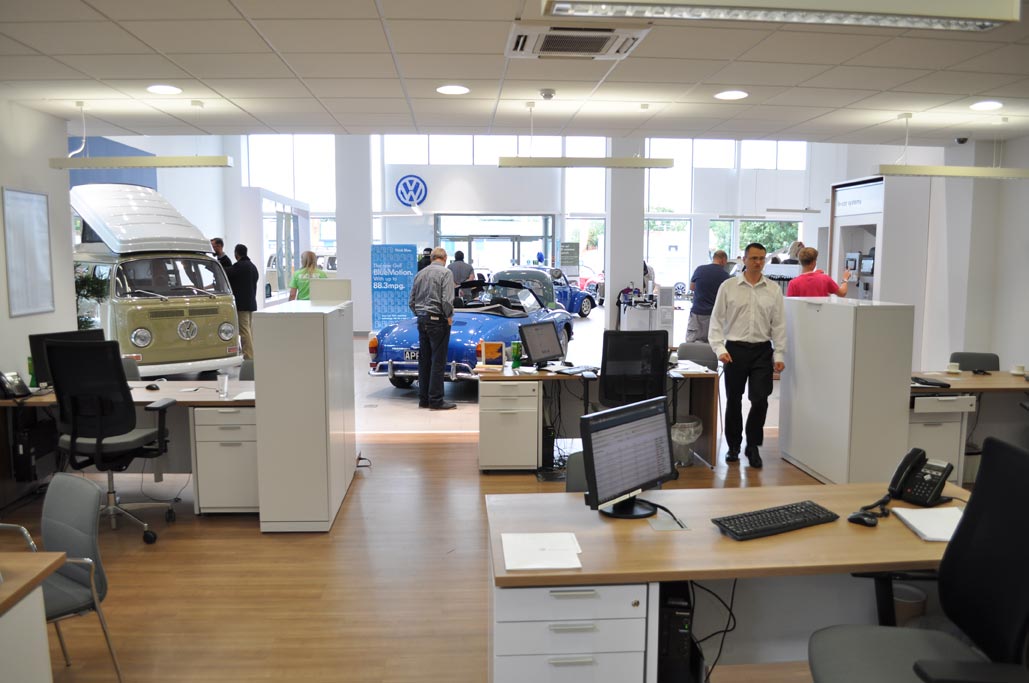 Lancaster Volkswagen Showroom Displays