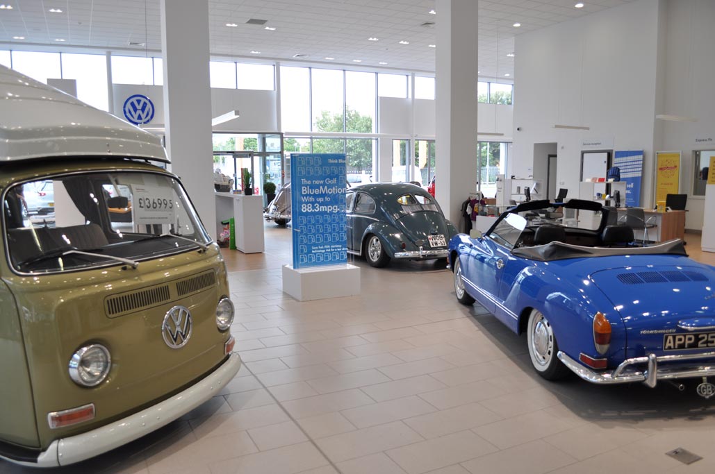 Lancaster Volkswagen Showroom Displays